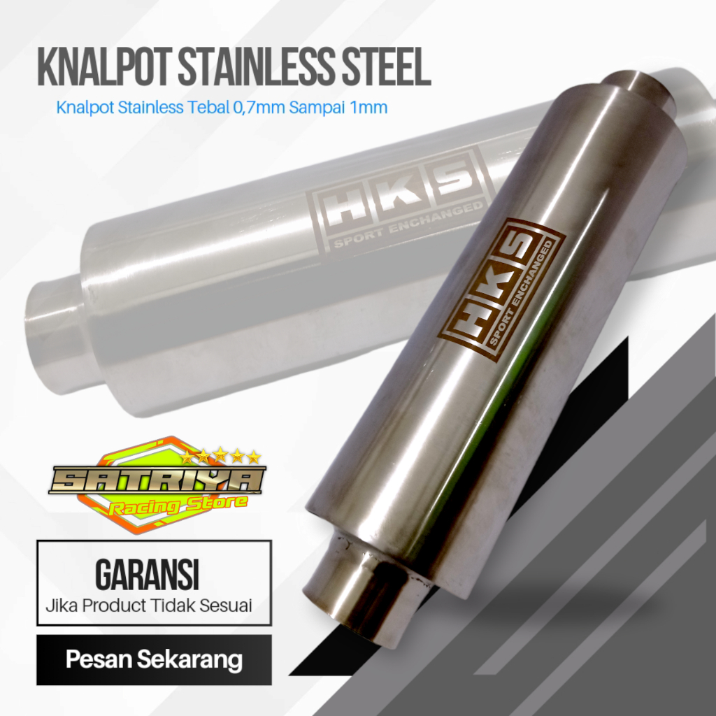 HKS Automatic Manual Car Resonator Full Stainless | Shopee Philippines