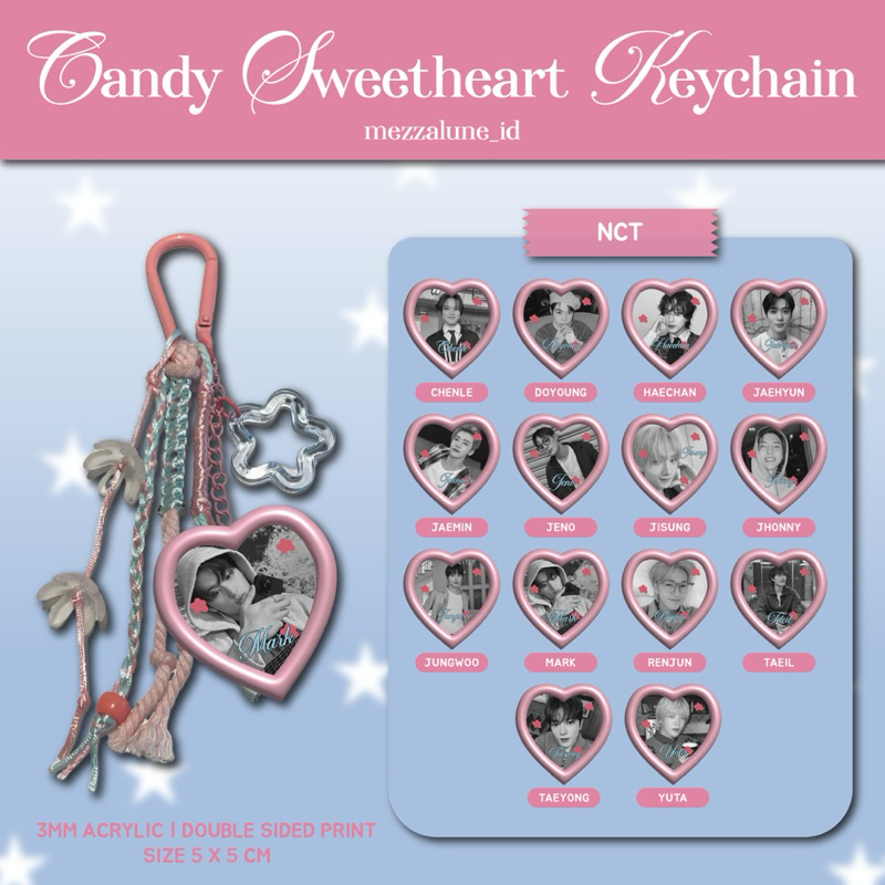 Candy Sweetheart Keychain by Buttonscarvesne_Id | Enhypen NCT 127 Dream ...