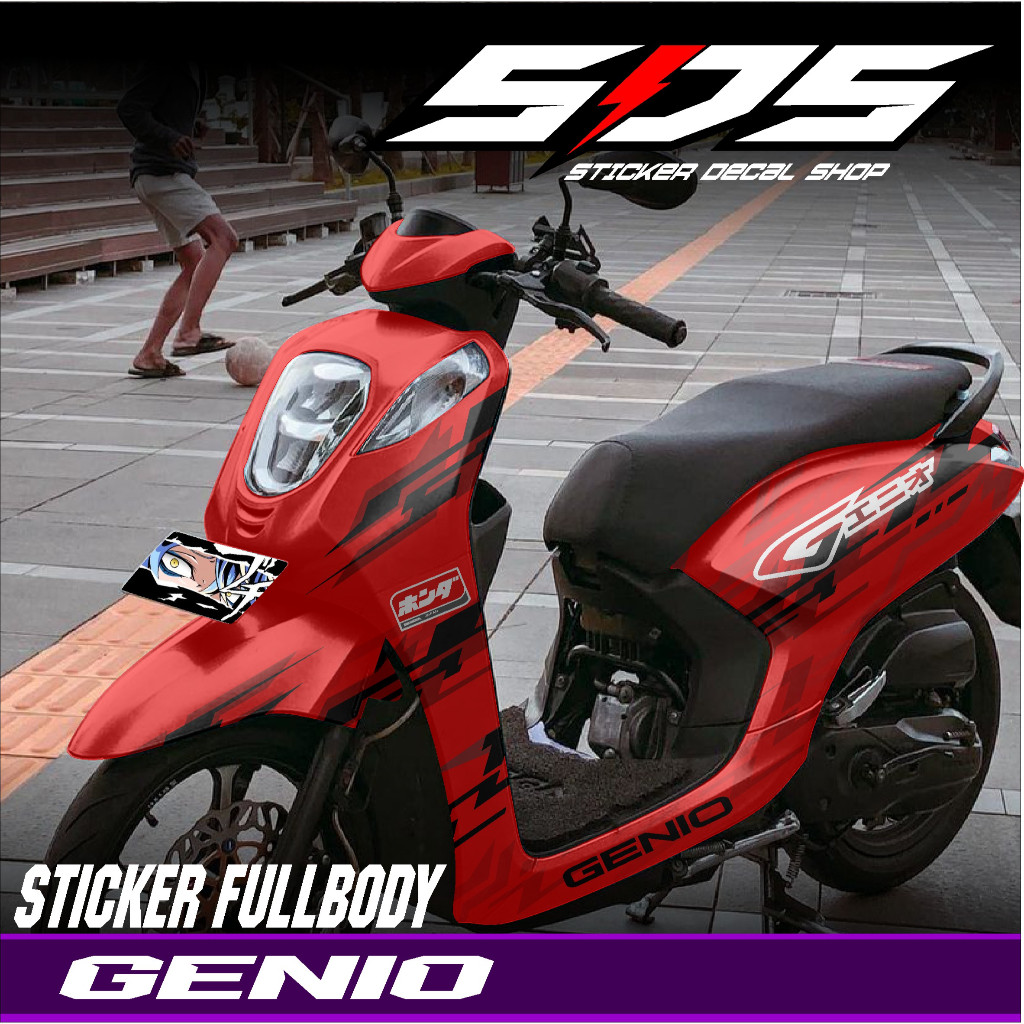 Latest Honda Genio Full Body Decal Sticker Latest Cool Design Decal ...