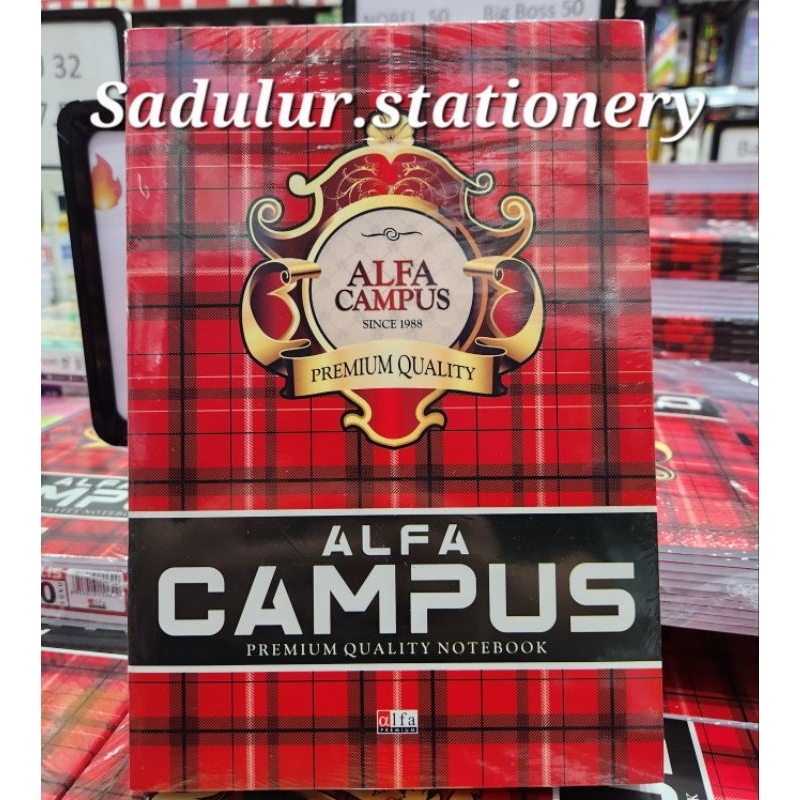 Boxy Alfa Writing Book 36 Sheets / Alfa Campus 36 Boxy Writing Book (1 Pack contains 10 Books ...