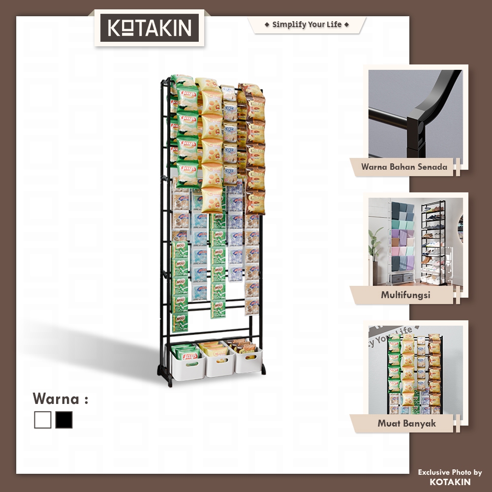 Chiki Rack Sellings Sturdy Multi Layer Snack Shop Displays for Stall ...