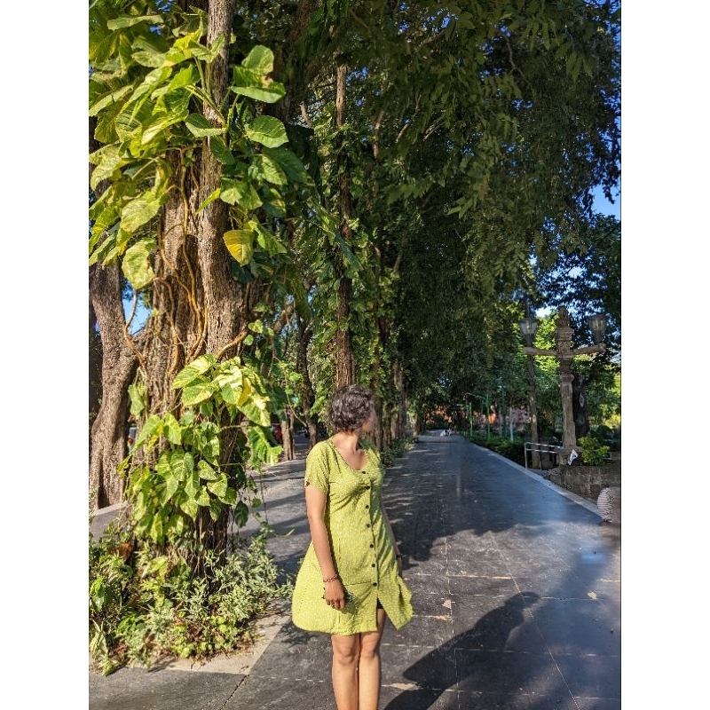 Yaling Balinese Rayon Pocket Aesthetic Dress | Shopee Philippines