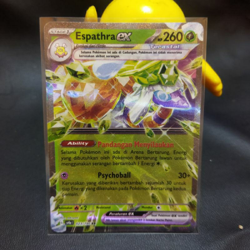 Pokemon TCG Indonesia Espathra ex Terrace sv4a 023/190 RR original ...