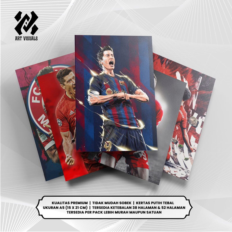 The Most Complete ROBERT LEWANDOWSKI Theme Custom Notebook, Free to ...