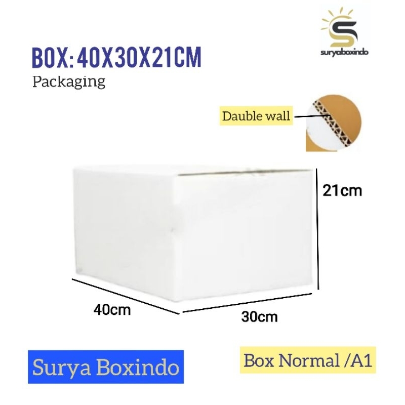 Box Double Wall 43x32x21cm (anjm)/Height21/Boxnormal/amdk/kardus/A1 ...
