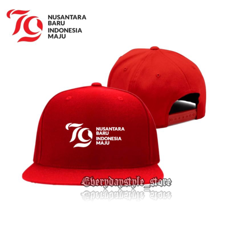 Indonesian Snapback Hats RI 79th Anniversary/Trucker Net Hats For Men ...