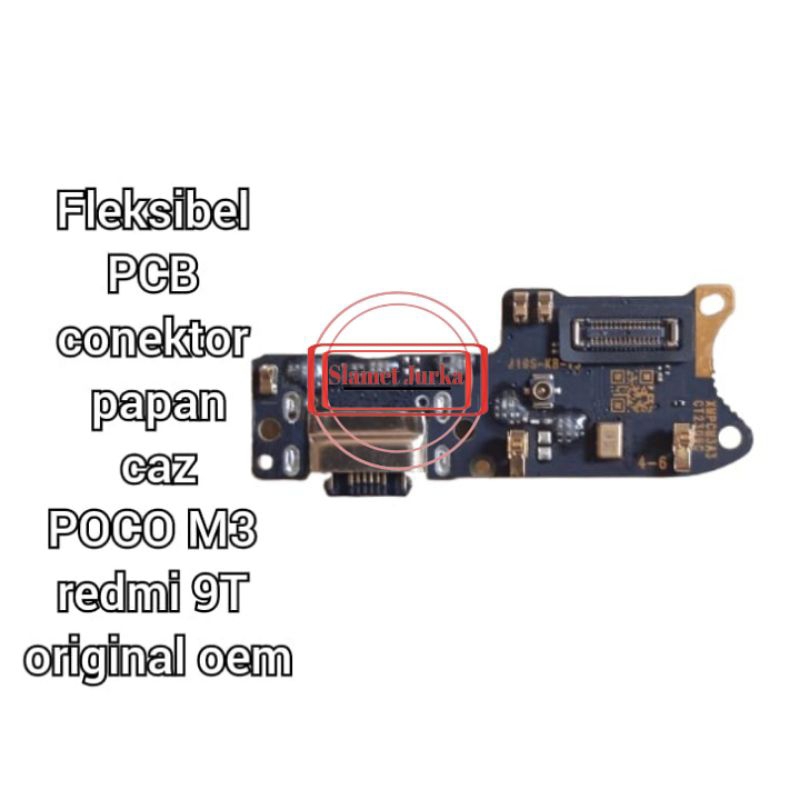 Cas CONNECTOR PCB CAS BOARD POCO M3 REDMI 9 T 100% +IC CT ORIGINAL ...