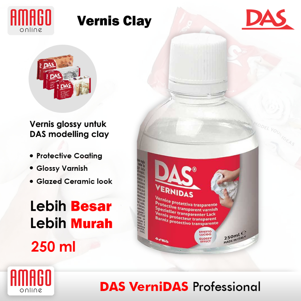 Vernis For DAS Modeling Clay - DAS Vernidas 250 ml | Shopee Philippines
