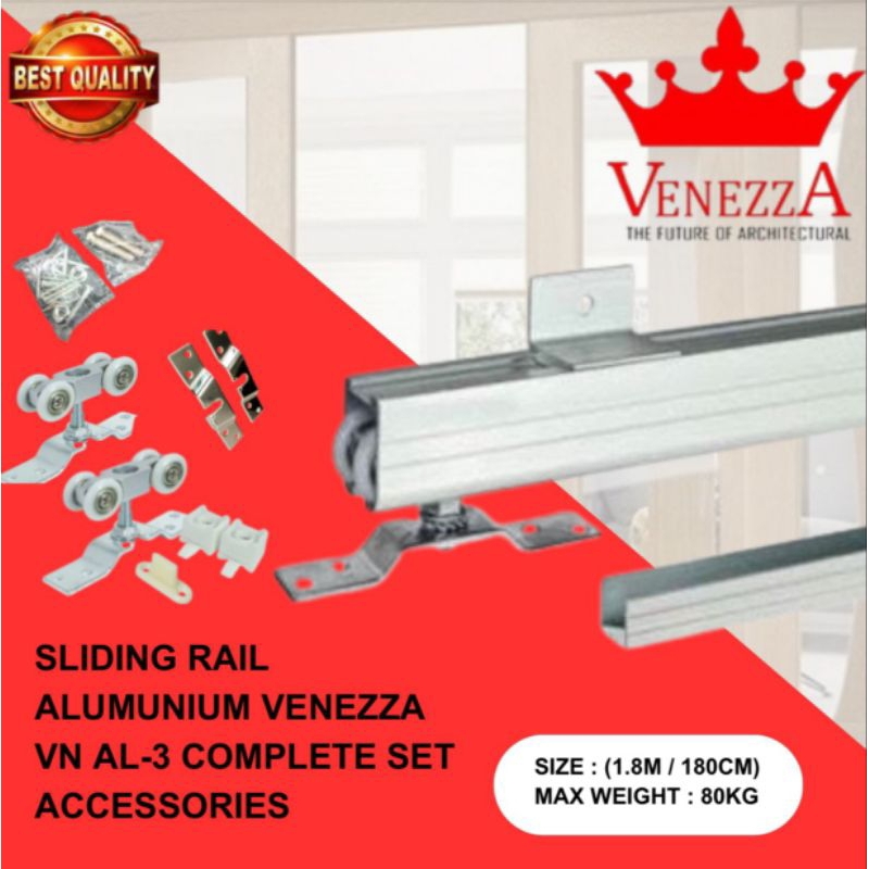 Sliding Door Rail/Sliding Rail Aluminum D3/J3 Length 1.8 meters ...