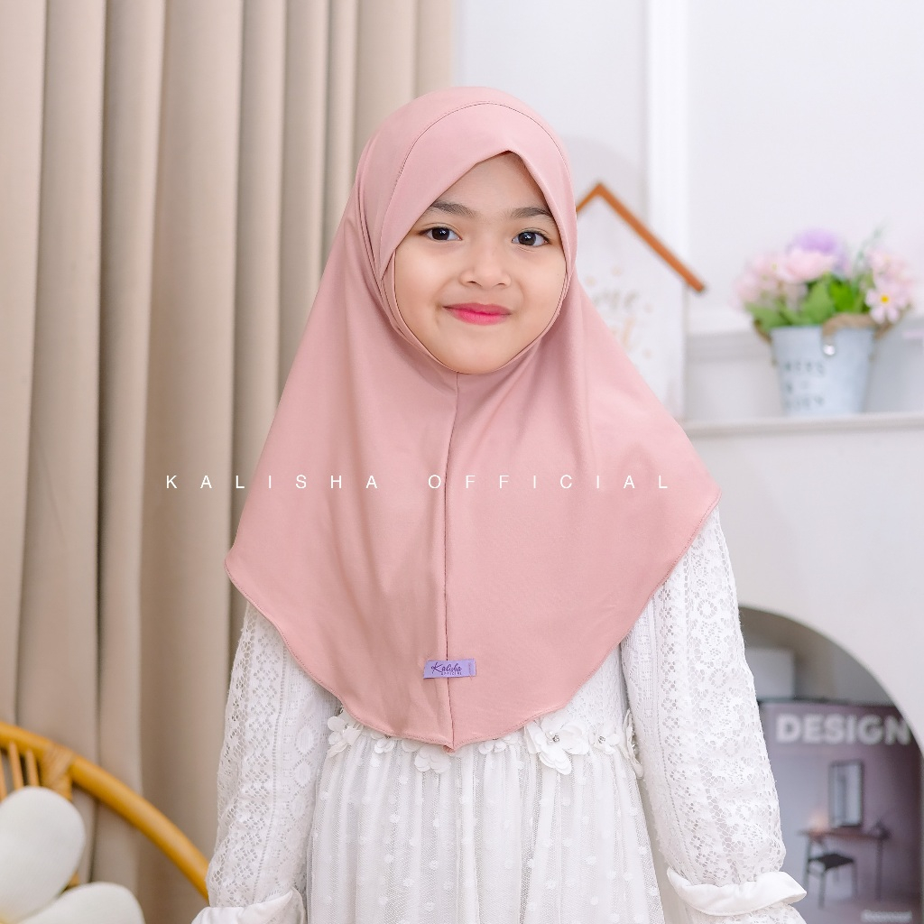 Hijab Malay Chin Anak Instant Hijab Anak Chin Malay Jersey Qalesya ...