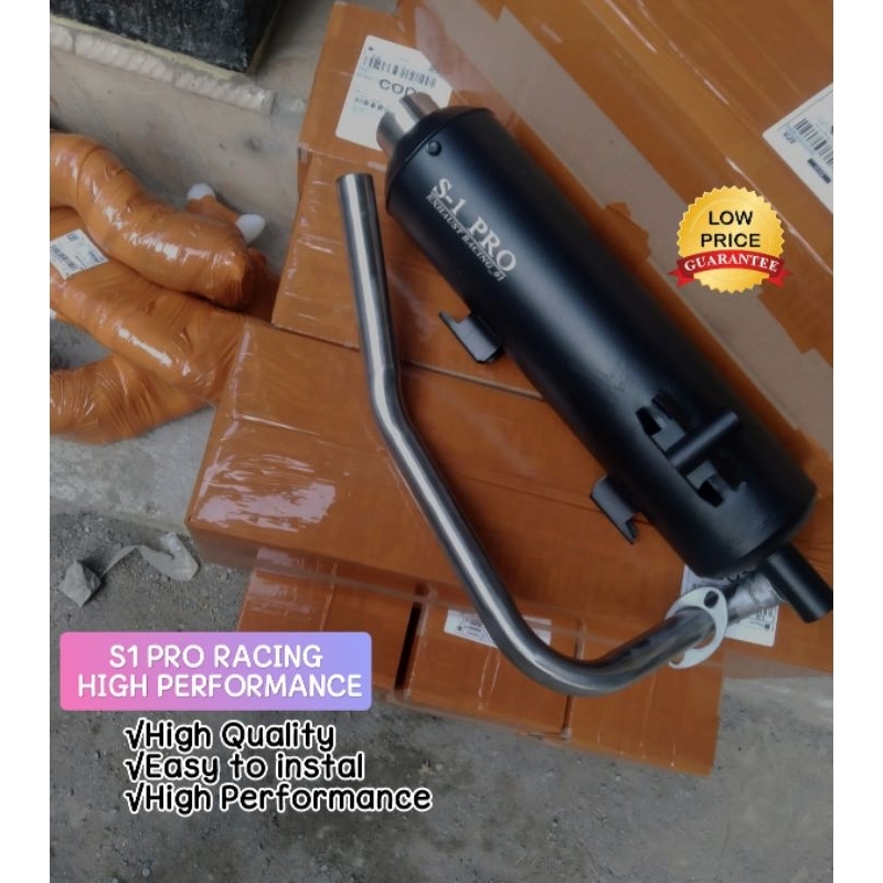 S1 PRO pipe Click 125/150 Muffler pipe v4 full set | Shopee Philippines