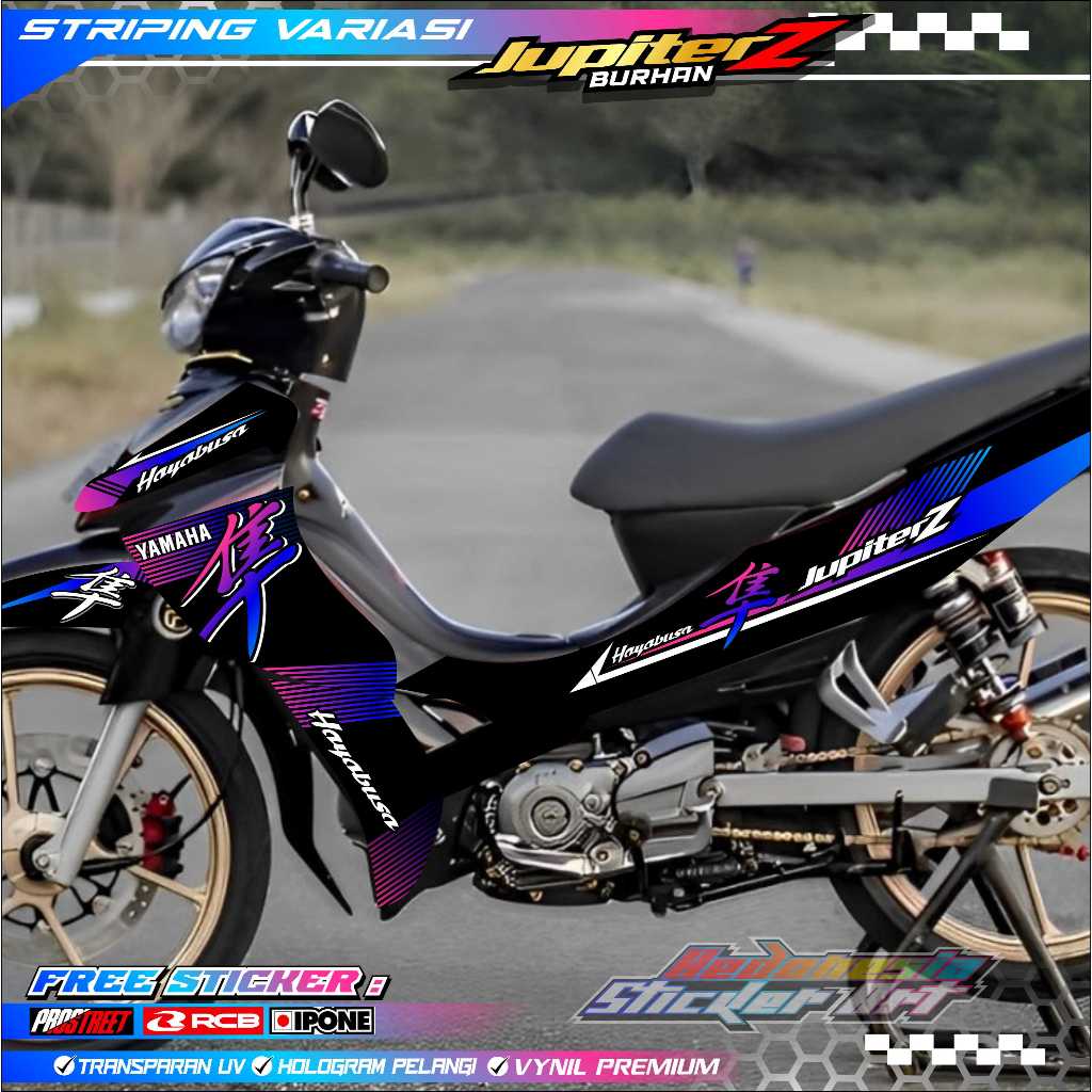 Striping Variations YAMAHA JUPITER Z BURHAN/STICKER LIST Variations Of ...