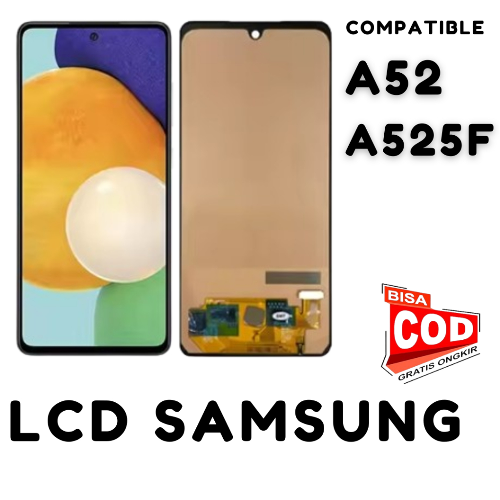 Lcd SAMSUNG A52 A525F FULLSET TOUCHSCREEN Official Warranty | Shopee ...