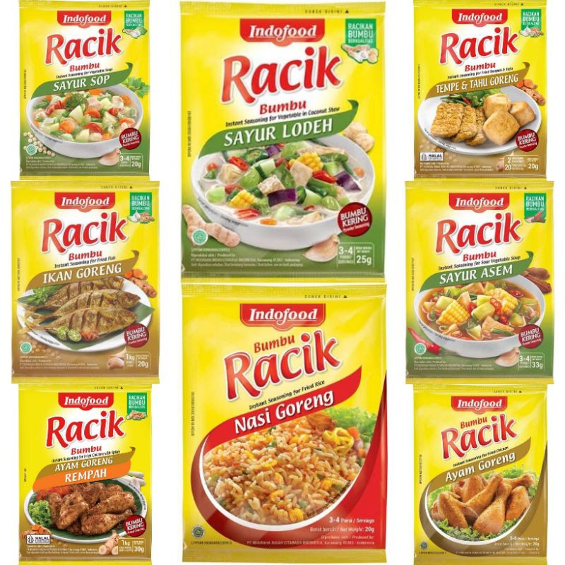 Indofood BUMBU RACIK ALL VARIAN 20G | Shopee Philippines
