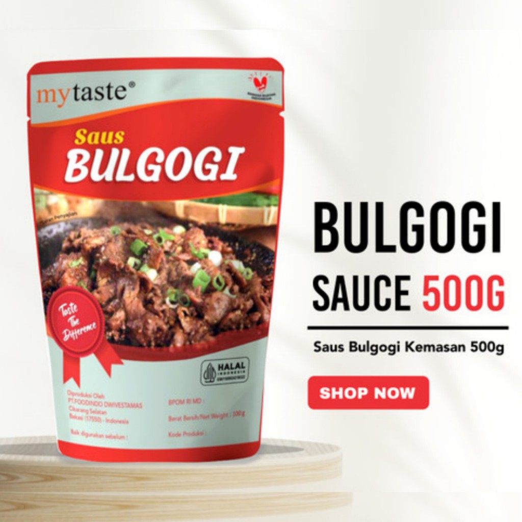 EXP Mytaste Bulgogi Sauce & Sauce | Korean Bulgogi Sauce Halal 500gram ...