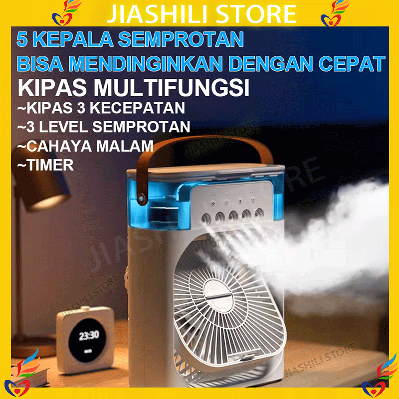 Can Be Added Ice Cubes MINI Cooling Fan AC PORTABLE AIR COOLER Car And ...