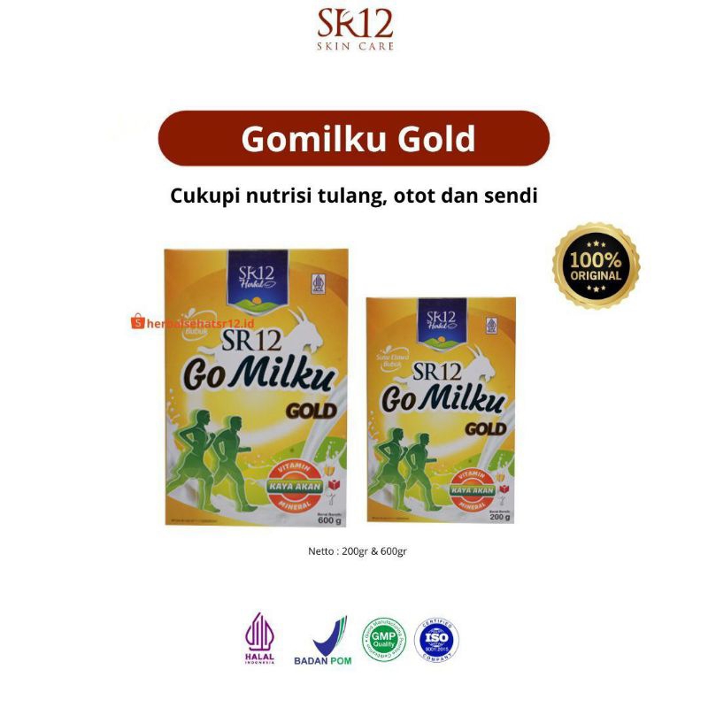 Go MILKU GOLD SR12 - ELDERLY BONE MILK - ETAWA GOAT MILK INCREASES ...