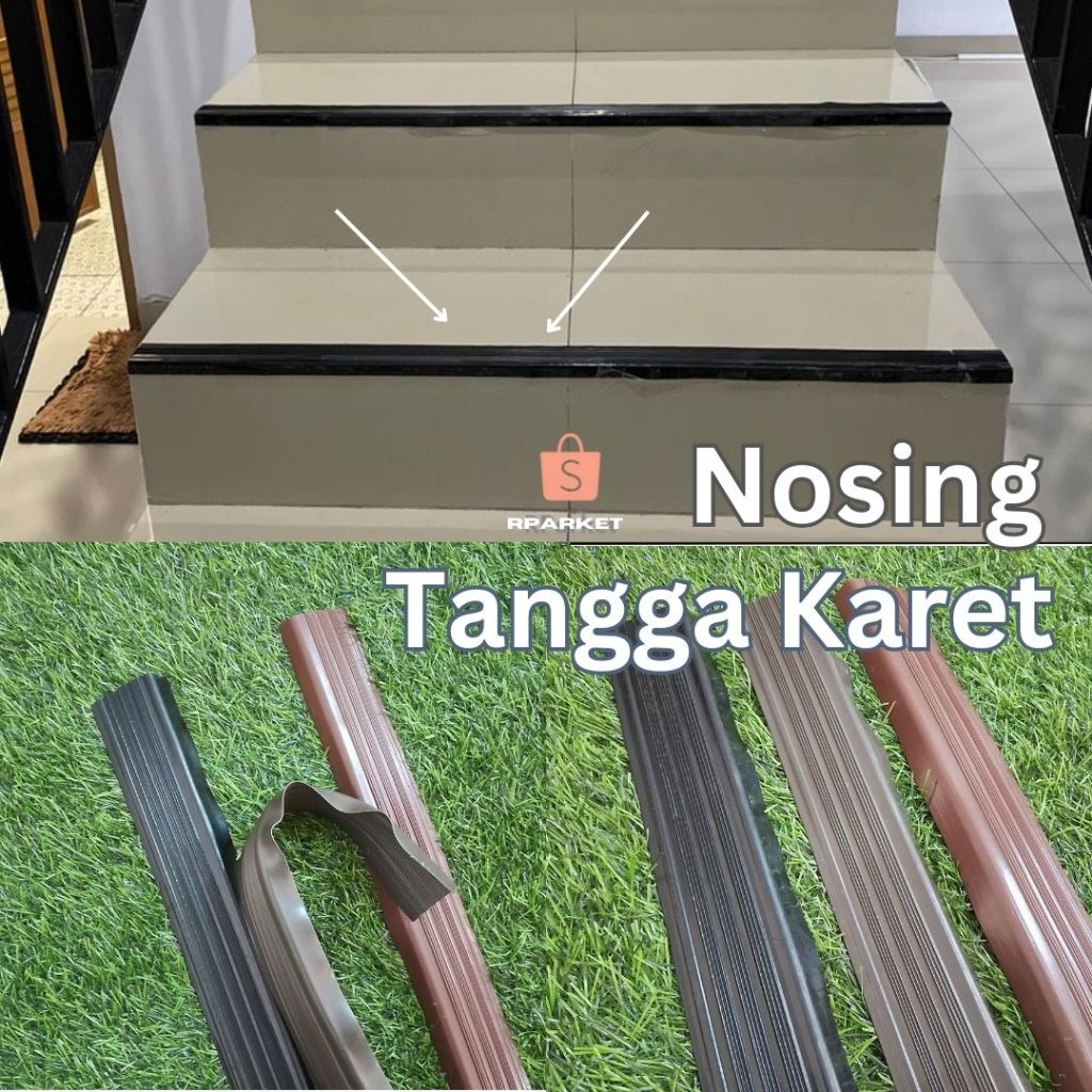 Anti-slip Rubber Stair Stepnosing roll ladder | Shopee Philippines