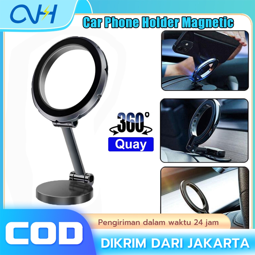 Magsafe Magnet Car Holder HP Car Magnetic Universal 360 Rotation HP ...