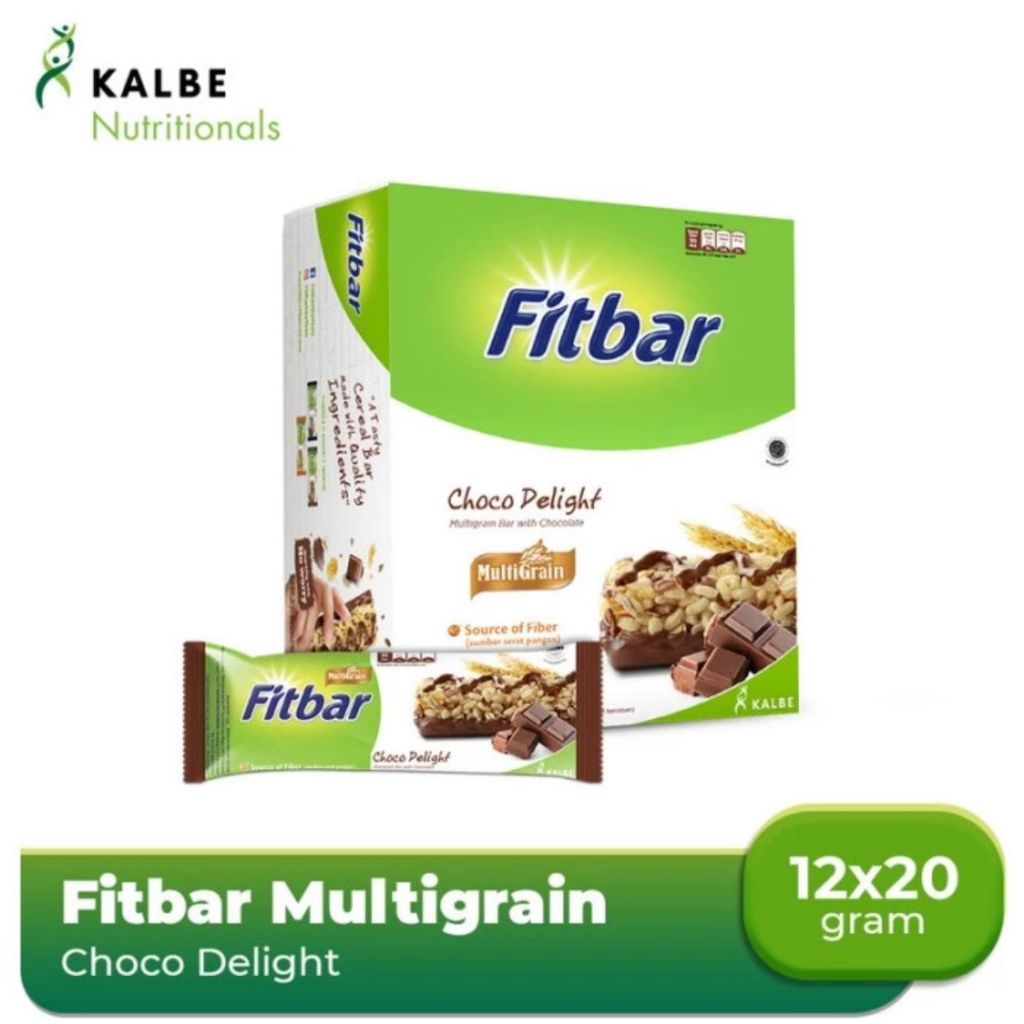 Fitbar MULTIGRAIN - CHOCO DELIGHT - 1 BOX (12Pcs x 20g) | Shopee ...