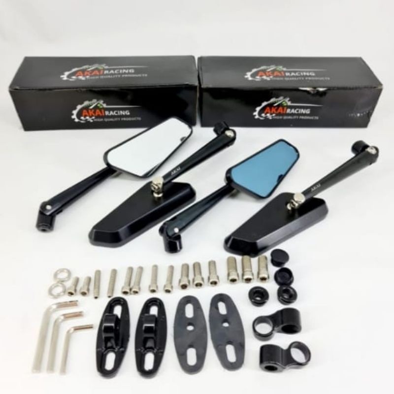 Universal AKAI RACING Circuit Mirrors for All Motorcycles | Shopee ...