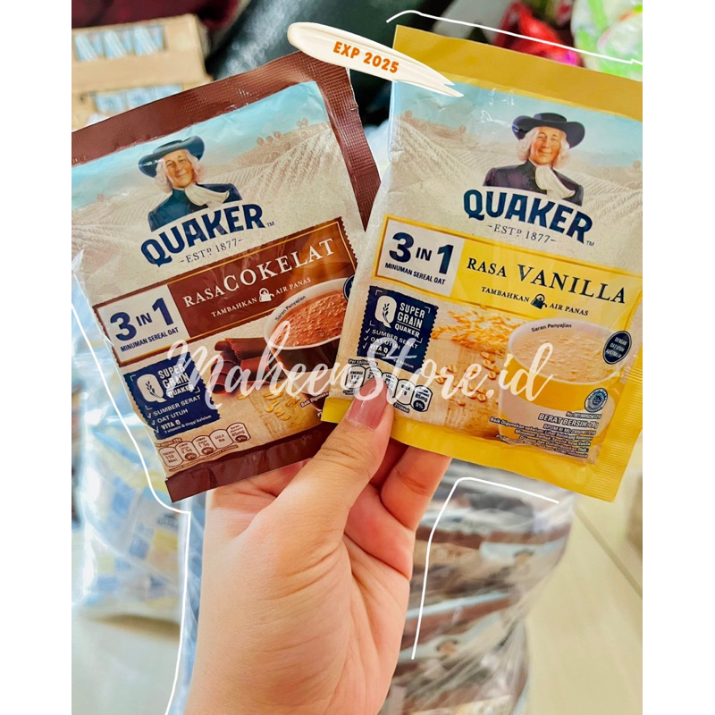 Quaker 3in1 Oat Sachet Cereal Drink 28 Gr | 8 Sachets | Shopee Philippines