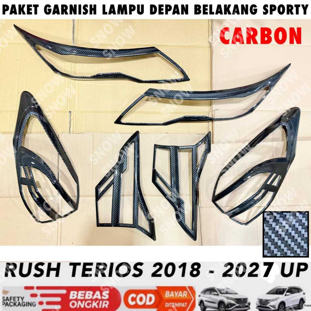 Rush Terios Front and Rear Garnish Package 2018 2024 2025 2026 2027 ...