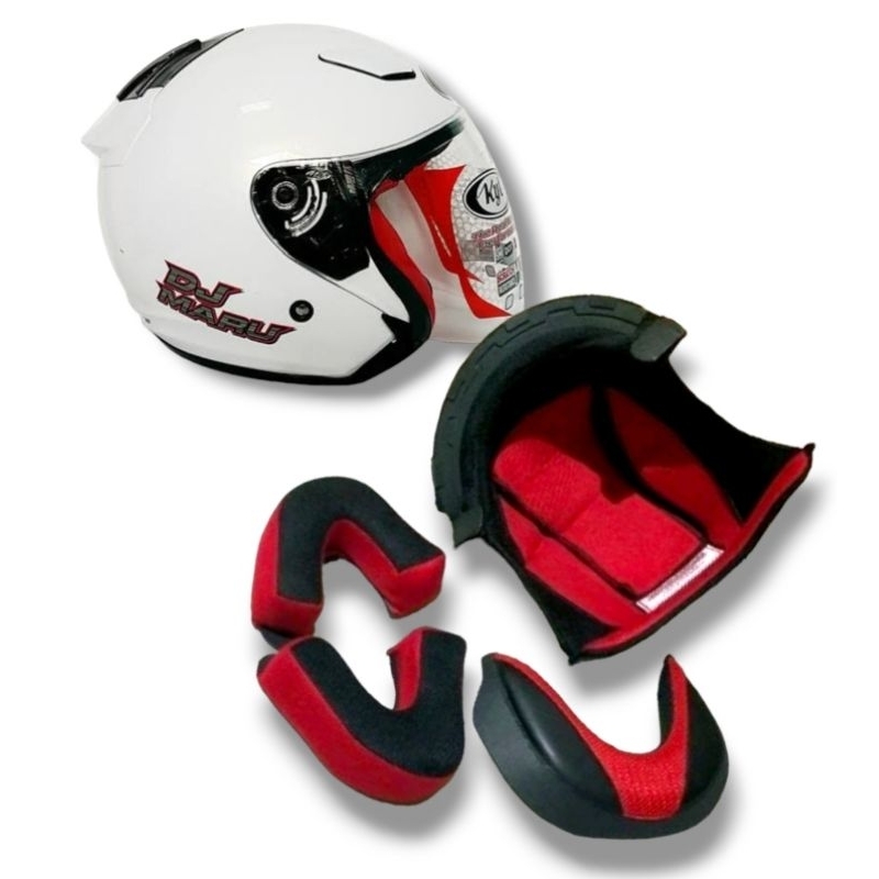 (Grade A) KYT DJmaru Helmet Foam or DJ maru Helmet Sponge complete with ...