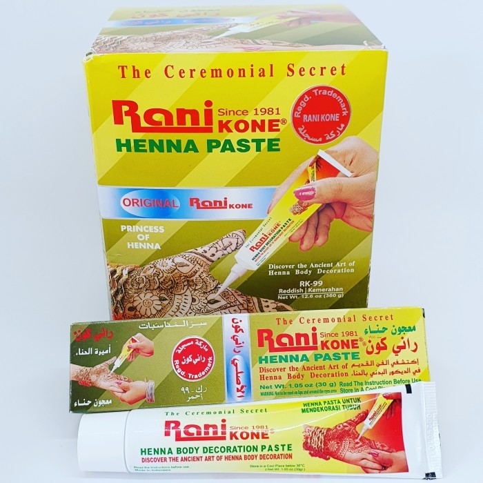 Rani Henna RK-99 Reddish 6gr/Hena Mecca/Hajj And umrah Souvenirs/Arabic ...