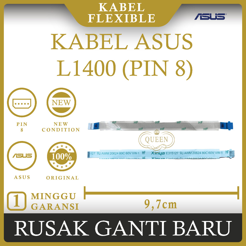 Asus Expertbook L1 L1400 LAPTOP TOUCHPAD FLEXIBLE CABLE (PIN 8 ...