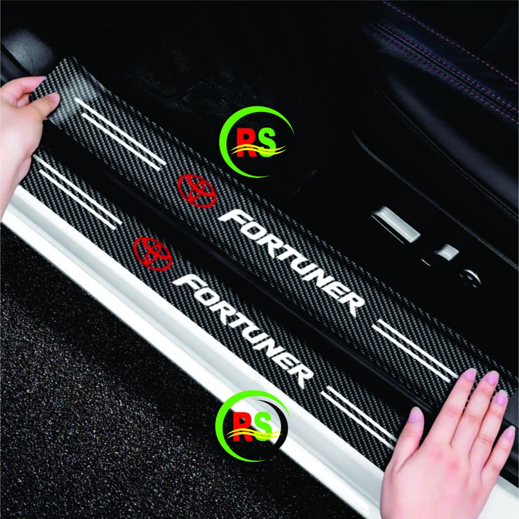 Anti-scratch Carbon Fiber Protective Sticker for Toyota Fortuner Cars ...