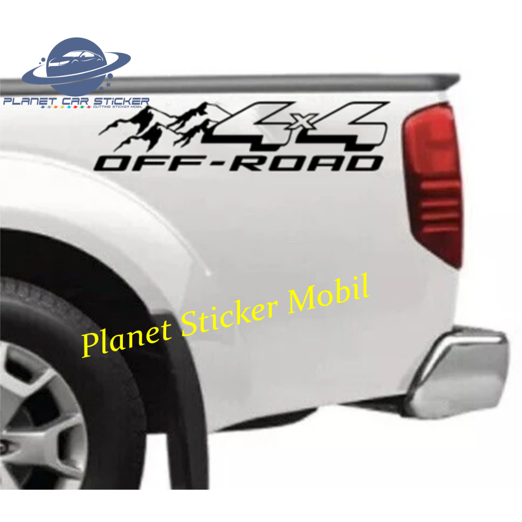 New concept sticker 4x4 side tub sticker hilux triton dmax rocco navara ...