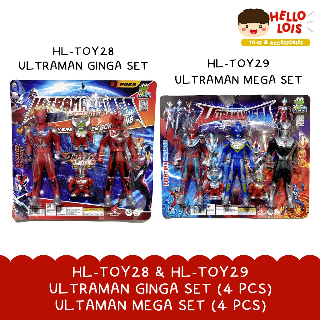 Hl-toy28-29 ULTRAMAN MEGA SET & ULTRAMAN DOLL SET / ROBOT TOY / ULTAMAN ...