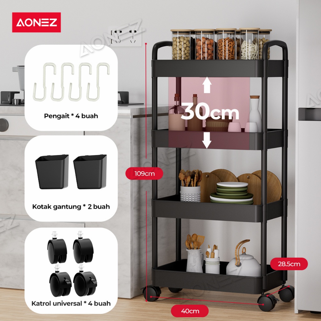 Trolley Rack Stacking Trolley Rack Bathroom Kitchen Bedroom ...