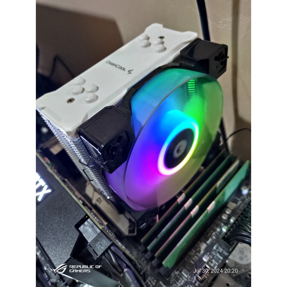 Deepcool Gammaxx400 XT WH Using 3-pin A-RGB ID-COOLING Fan | Shopee ...