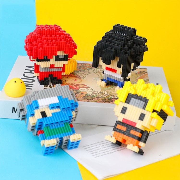 Nano Block Anime Naruto Series Building Blocks Toys DIY Bricks Mini HC ...