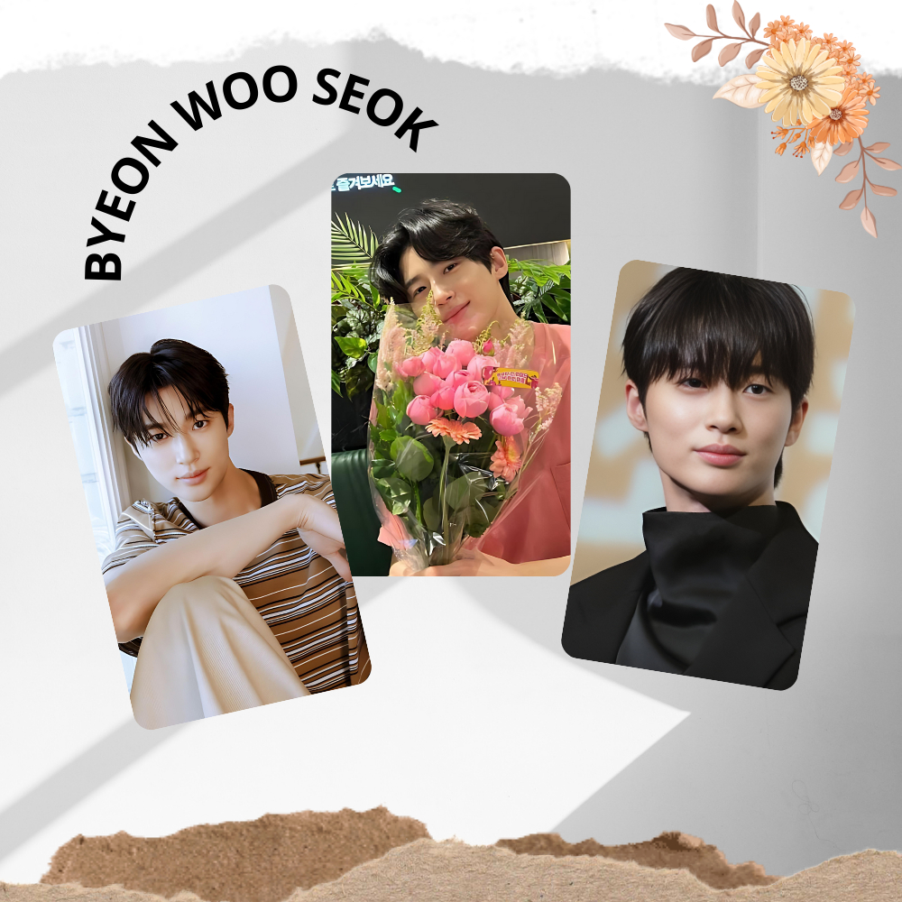 Photocard BYEON WOO SEOK KDRAMA (PRICE 25 PCS + LAMINATED 2 SIDES) MOON ...