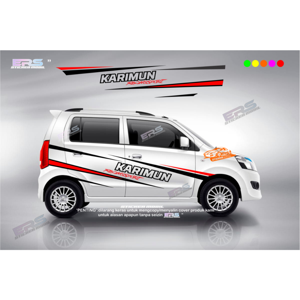 Suzuki karimun wagon r custom Car Sticker Like Like body list | Shopee ...