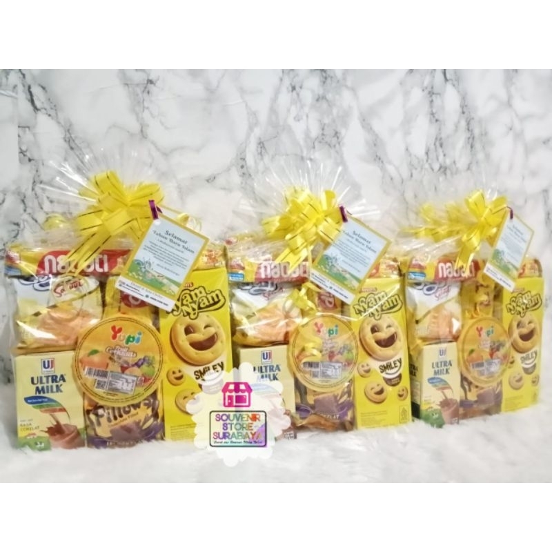 All Yellow Snack Package || Snack nyam nyam Children's Birthday ...