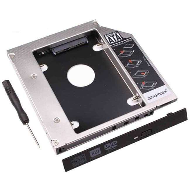 Sata to SATA HDD Caddy CD DVD-ROM Becomes A SSD Hard Drive - 9.5mm ...