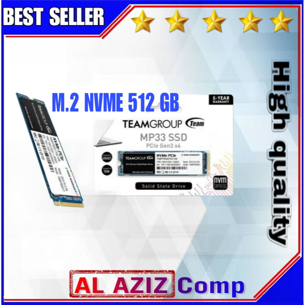 Ssd M.2 NVME TEAM Group MP33 512gb Official | Shopee Philippines