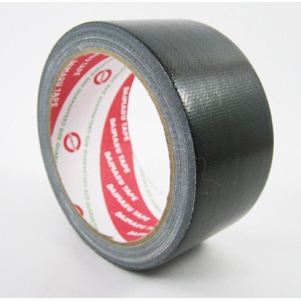 HITAM Daimaru Black Cloth Duct Tape 2 inch 90 yards 1 Roll Cloth Tape ...