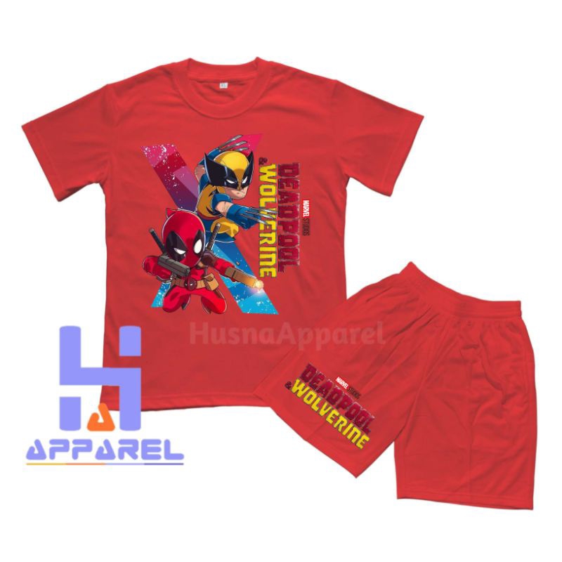 Children's T-Shirt MARVEL DEADPOOL & WOLVERINE Suits | Shopee Philippines