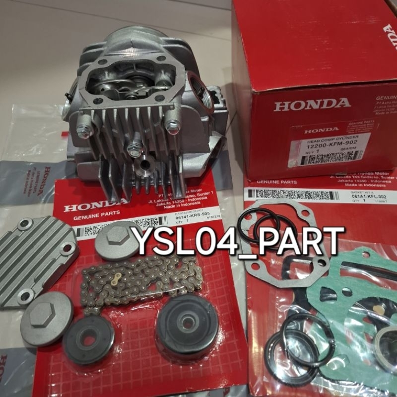 Block HEAD ASSY+Chain KETENG TOPSET SUPRA FIT NEW SUPRA FIT LAMA ...