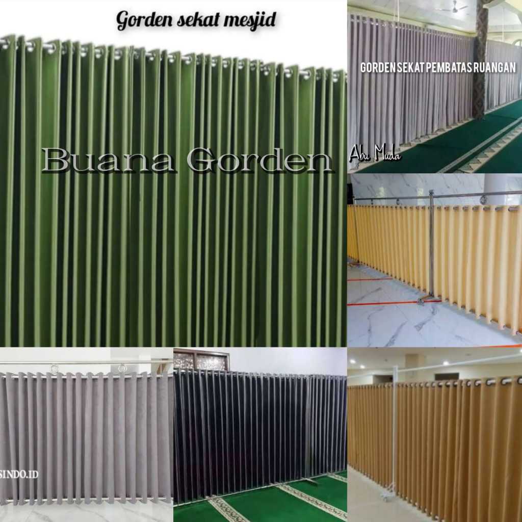 Room Divider Curtains For The Mosque Living Room, Blackout Material, 2 ...