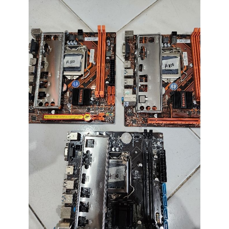 Mobo H110 gen6/7, normal 1151 ddr4 socket, pc motherboard socket 1151 ...