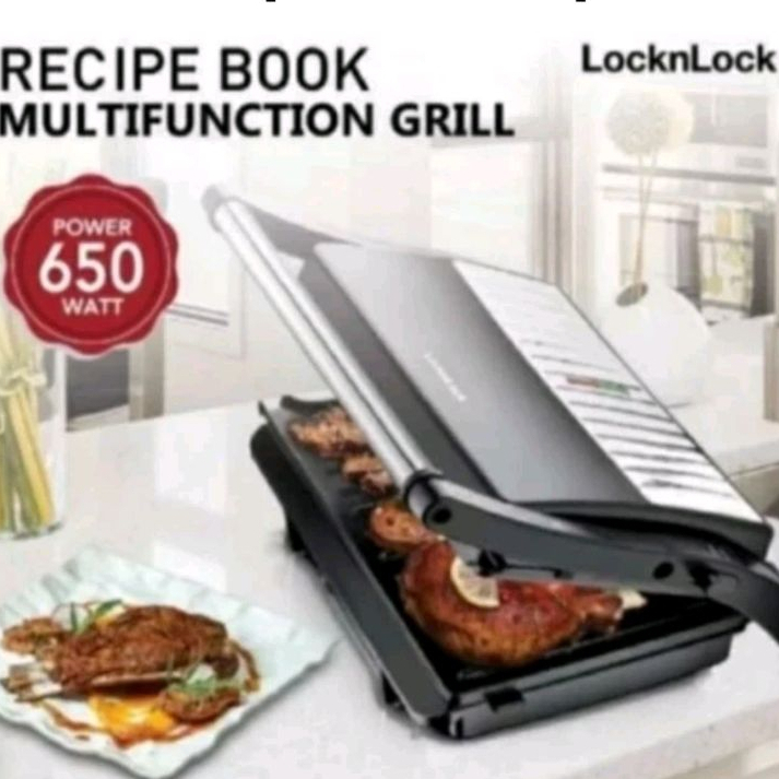 Locknlock MULTIFUNCTION GRILL 650 WATT | Shopee Philippines