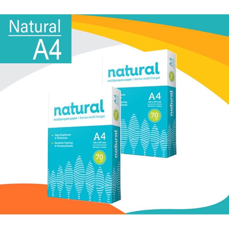 Hvs A4 Rim A-One Natural Print Paper 70gsm 75gsm | Shopee Philippines
