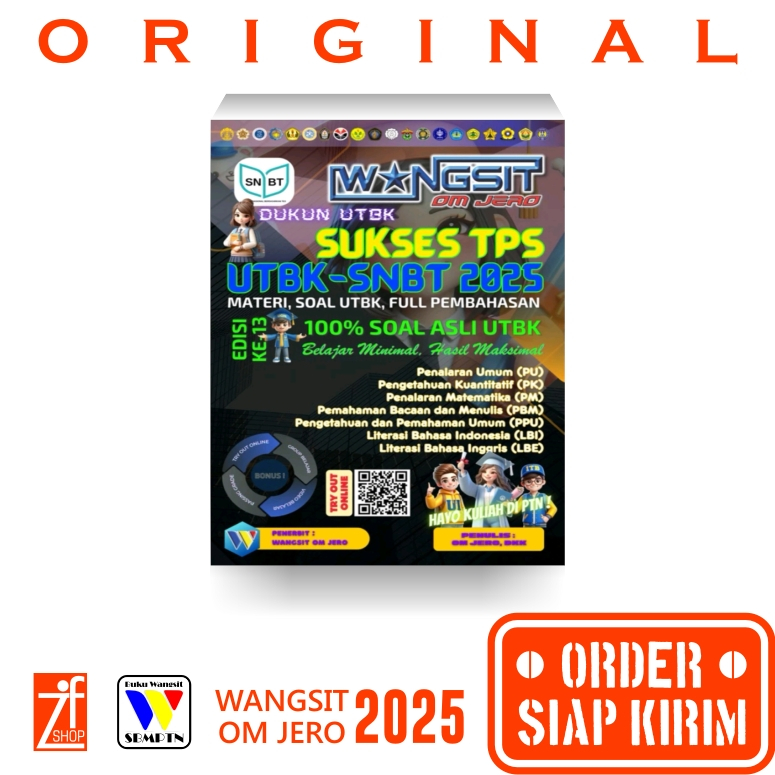 Wangsit Book UTBK SNBT 2025 - Book WANGSIT OM JERO SUKSES TPS 2025 ...