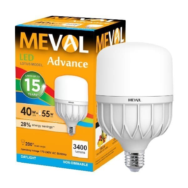 CAHAYA PUTIH Meval Advance Lotus LED Lamp 40W 40watt Capsule Capsule ...